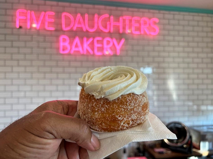 Meet the Vanilla Cream, the James Dean of donuts &ndash; cool, classic, and guaranteed to make you weak in the knees. Resistance is futile!