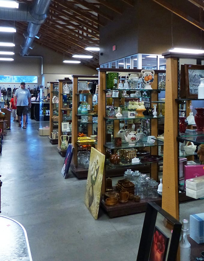 Where one person's past becomes another's future! Shoppers browse endless aisles, each hoping to stumble upon their own personal holy grail.