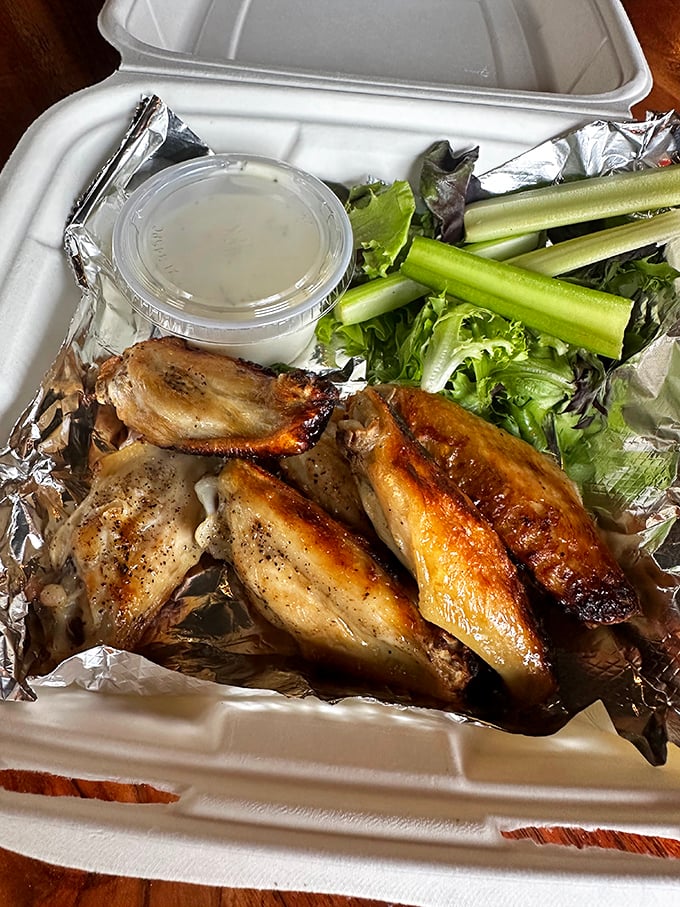 Wings that make you sing! These golden-brown beauties are ready to take your taste buds on a flavor-packed joyride.