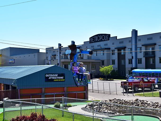 Rev up your inner speed demon! Action City's go-karts: where 'rush hour' is actually fun.