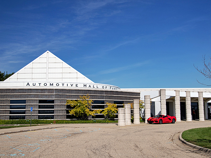 Where automotive legends are born! The Hall of Fame: part museum, part shrine to the gods of gasoline.