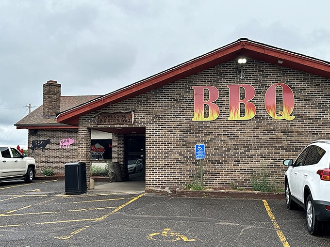 Big Guy's BBQ Roadhouse: Where the smoker is so big, it might have its own zip code. Get ready for a meat-lover's paradise!