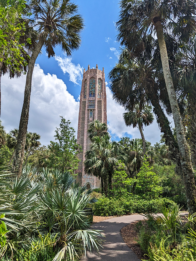 Bok Tower: Florida's singing skyscraper. This pink marble marvel is like a medieval castle that took a wrong turn and ended up in paradise.