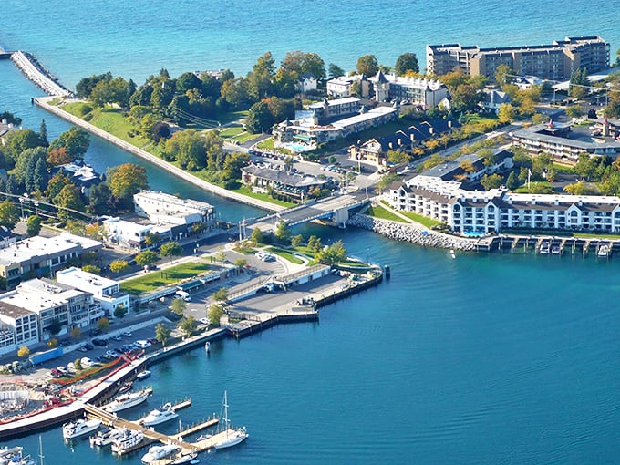 Charlevoix's waterfront wonder! A view so nice, they built it twice &ndash; nestled between two stunning lakes.