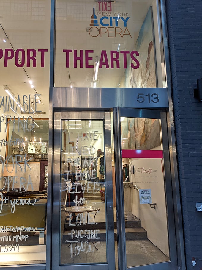 Encore, encore! City Opera Thrift Shop: where high culture meets low prices in a symphony of secondhand style.