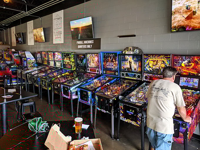 DK Effect: It's on like Donkey Kong! Grab a cold one and show those pixels who's boss in this gamer's grown-up playground.