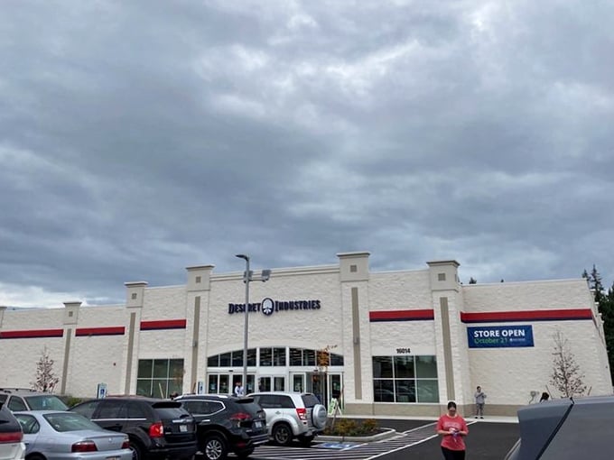 Deseret Industries: The Costco of secondhand. Bring snacks, comfortable shoes, and your treasure-hunting A-game.