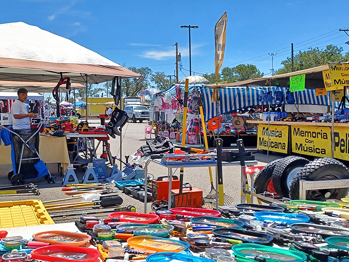 Expo New Mexico's flea market: Where piñatas meet power tools. Your one-stop shop for the practical and the peculiar!