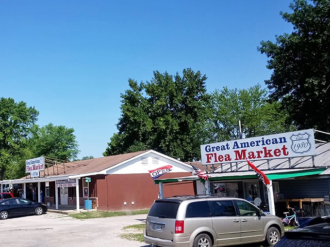 The Great American Flea Market: Union's ode to nostalgia. Where every purchase comes with a side of stars and stripes!