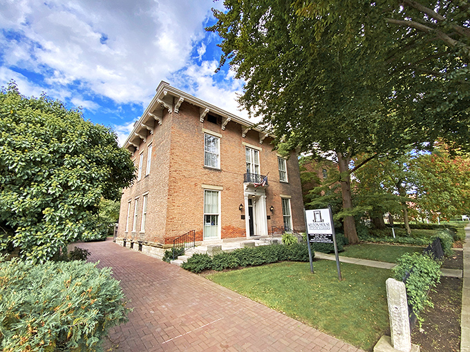 Kelton House: Where Greek Revival meets Midwest charm. This architectural gem is like a layer cake of history, with a side of secret passages.