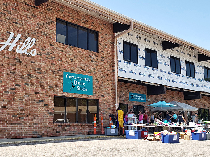 Memory Lane Flea Market: Where nostalgia comes to shop. It's like stepping into a time capsule curated by your coolest grandparent.