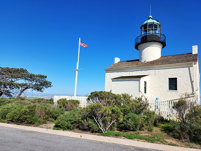 "Old Point Loma: Where time stands still and the views stretch to Mexico. History with a side of international intrigue, anyone?"