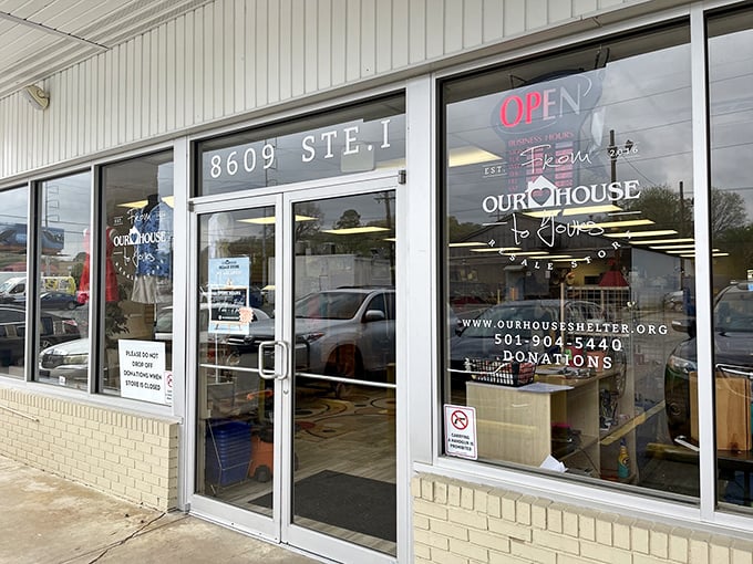 Our House: Where 'resale' meets 'really stylish'! This sleek storefront promises a curated thrifting experience that's more 'boutique' than 'rummage sale'.