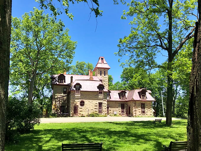 Piatt Castles: Double the turrets, double the fun! These limestone twins are Ohio's answer to Downton Abbey.