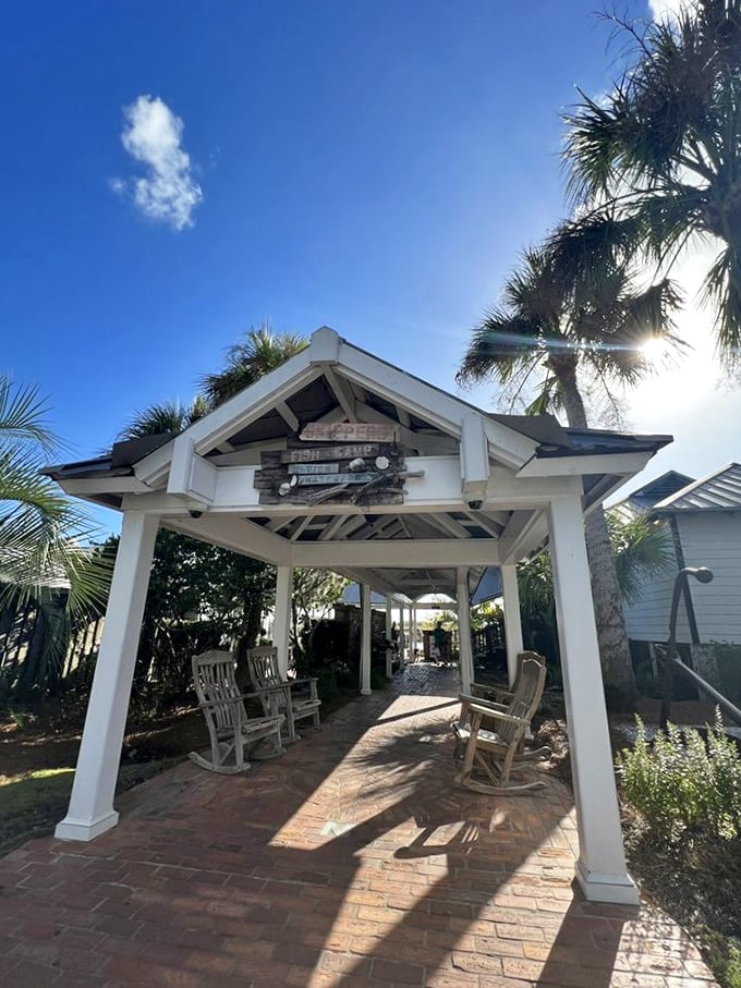 Skippers' Fish Camp: Rustic charm meets waterfront views. It's like dining in a cozy maritime museum where the exhibits are deliciously edible!