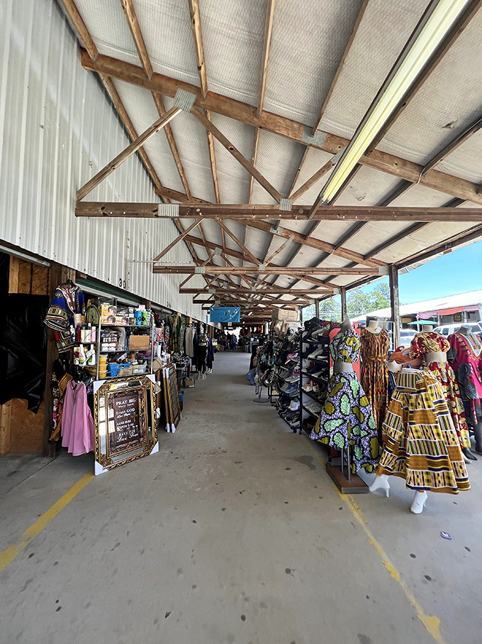 Smiley's Flea Market: Where "window shopping" means peering into the past. It's a time-traveling bargain hunter's paradise!