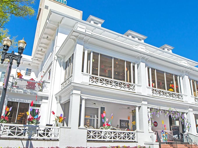 This Victorian mansion puts the "sweet" in "home sweet home." It's like Mary Poppins opened a candy shop!