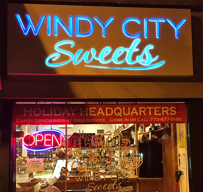 Windy City Sweets: A candy store so colorful, it makes a bag of Skittles look monochrome. Taste the rainbow? More like devour it!