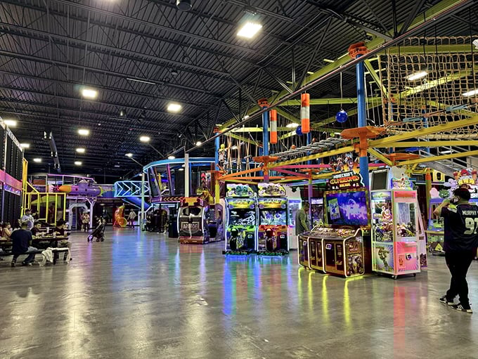 Adventure calling? Airtopia answers with a facade that screams "fun ahead" louder than a kid on a sugar rush.