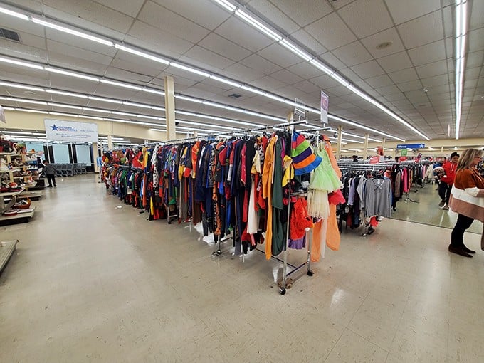 Thrift store or fashion United Nations? Step inside this bargain bazaar where global styles unite under the banner of awesome deals.