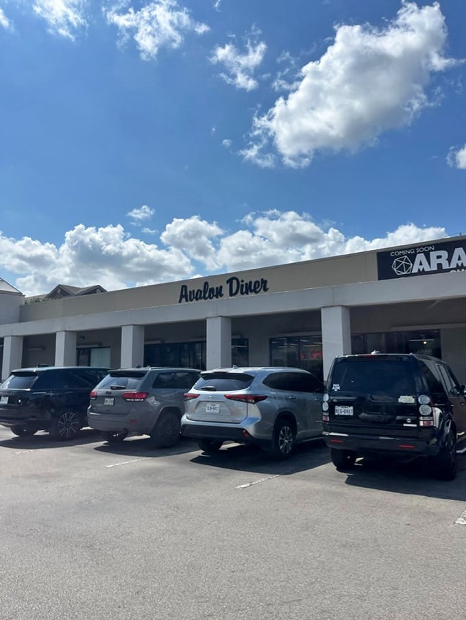 Black and white tiles, chrome stools, and milkshakes thicker than Elvis's pompadour. Avalon Diner is a '50s dream come true!