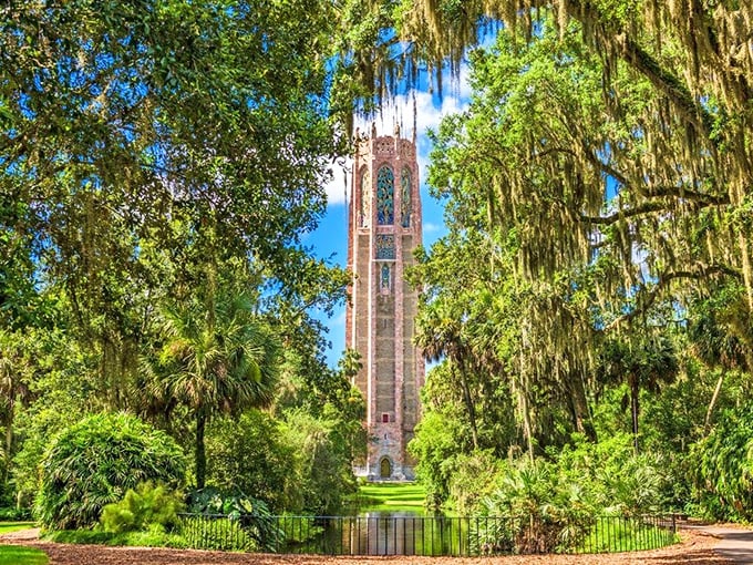 Gardens fit for a fairytale: Bok Tower's lush landscape. Wander through a horticultural wonderland where even the squirrels look well-manicured.