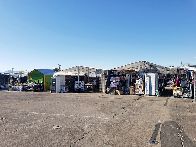 Hats off to Boulder Highway! This outdoor swap meet is where cowboy culture meets pop culture in a desert deal-a-thon.
