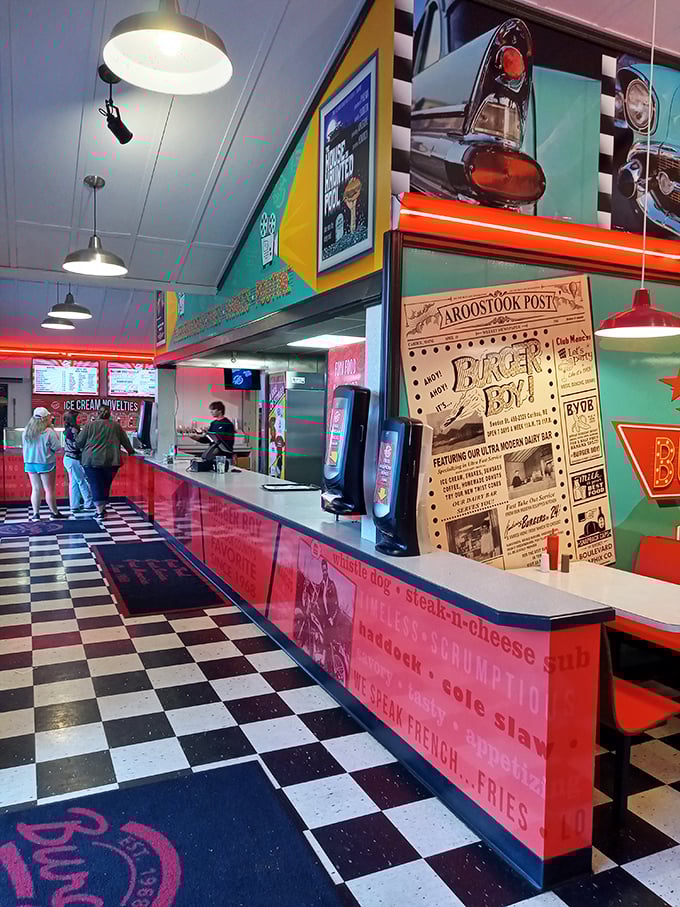 Step into a burger-lover's dream! Burger Boy is where the Fonz would hang out if he moved to Maine.