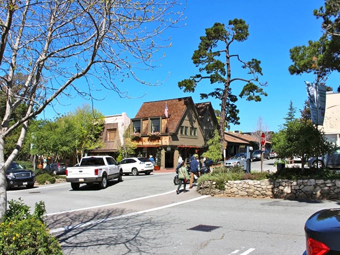 Carmel's colorful buildings: Who needs an art gallery when the whole town is a masterpiece? Though they have those too.