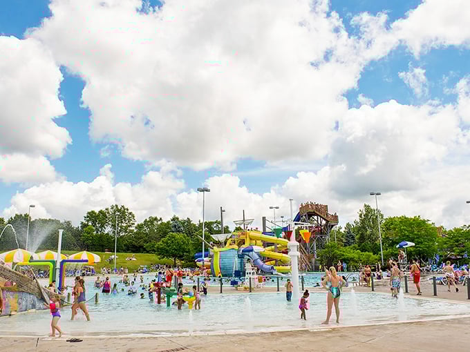 "Surf's up in the Land of 10,000 Lakes! Who needs an ocean when you've got waves this wild in your own backyard?"