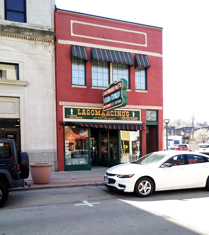 Step into a time warp of taste! Lagomarcino's storefront is like a portal to a sweeter era, complete with old-school charm and modern-day deliciousness.