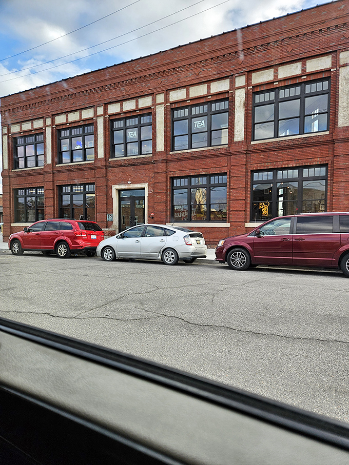 No, it's not the Leaning Tower of Pizza&mdash;just Michigan & Trumbull's irresistible industrial chic. Grab a slice of Motor City magic!