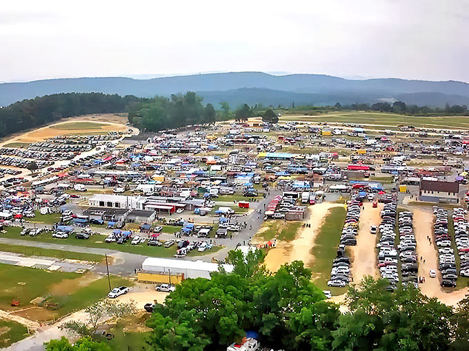 From above, it looks like a colorful patchwork quilt. On the ground, it's a bustling bazaar of treasures waiting to be discovered.
