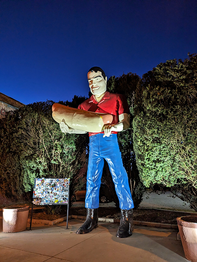 Tall tales and tasty treats! Paul Bunyan proves that even legendary figures aren't immune to fast food cravings.