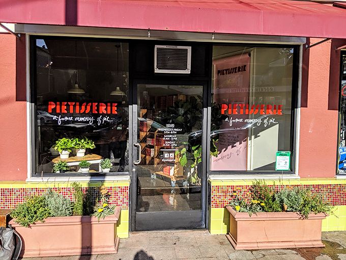 Red-hot and ready to serve! Pietisserie's sleek exterior promises pies that are anything but ordinary.