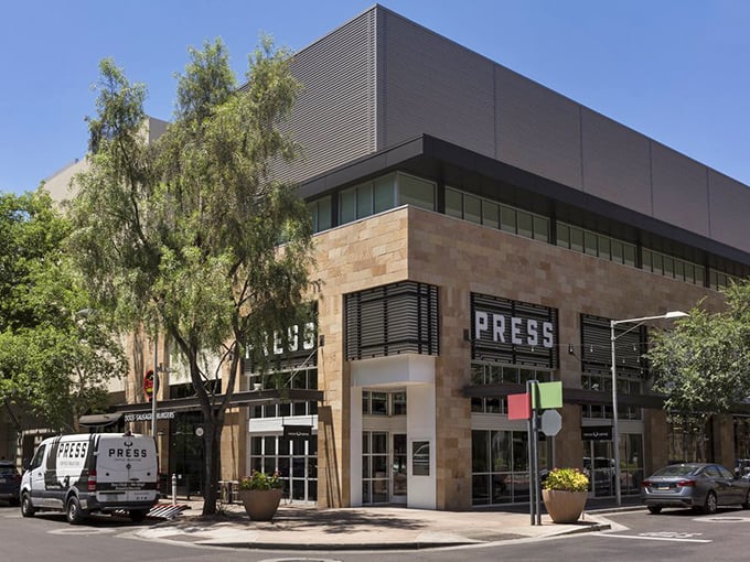 At Press, the pour-over is so precise, you'd think each drop was personally approved by a committee of coffee snobs.
