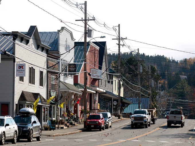 Drive right into Rangeley's charming downtown. You'll find unique shops and a friendly welcome before your next adventure!