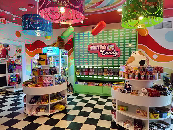 Welcome to Candyland, grown-up edition! This place is what happens when your inner child gets a sugar-fueled decorating budget.