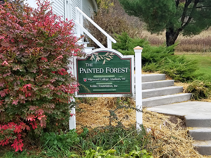 George Washington crossing the Delaware... with a twist! The Painted Forest is a patriotic acid trip on canvas.