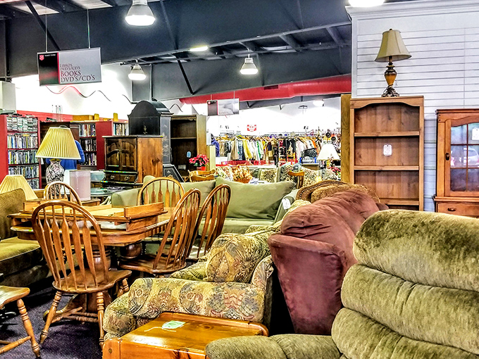 Welcome to the Fort Knox of frugality! The Salvation Army's treasures await, no secret password required.