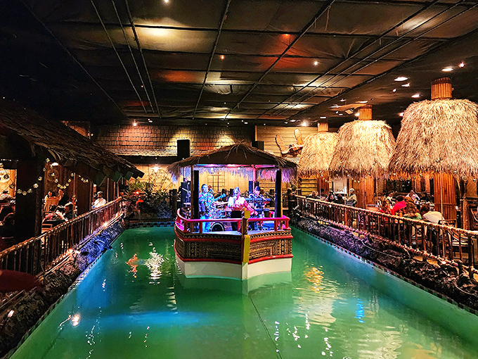 All aboard the S.S. Kitsch! The Tonga Room serves up tropical vibes with a side of time travel. It's the vacation you never knew you needed.