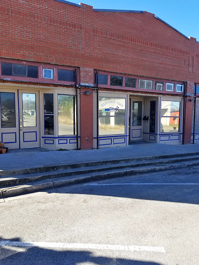 Bahnhof Cafe: All aboard the flavor train! This charming cafe looks like it's serving up a heaping helping of small-town nostalgia.