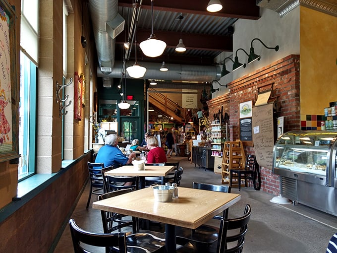 Overheard at the caf&eacute;: "I came for a quick bite, but I'm staying for the time travel." Vintage vibes abound!