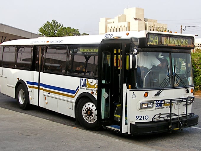 All aboard the ECAT bus: Pensacola's magic school bus for grown-ups. It's like "Speed," but with more sightseeing and less Keanu Reeves.