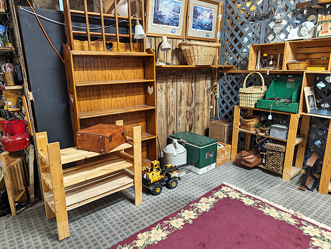 Pull up a chair&hellip; from any decade you fancy! This furniture section is like a sitcom set designer's playground. "The Brady Bunch" meets "Mad Men," anyone?