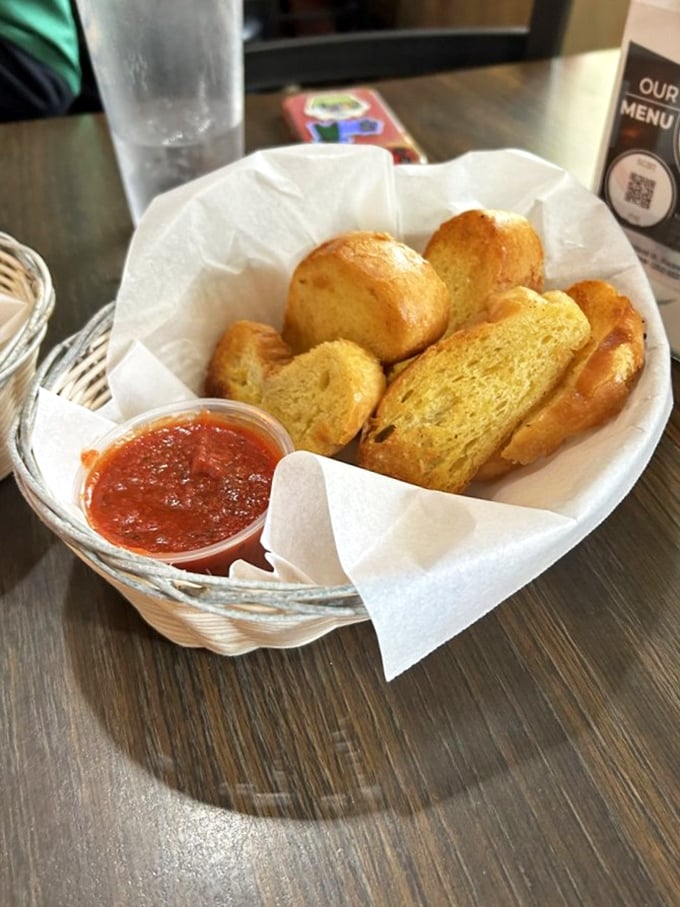 Garlic bread: The unsung hero of Italian cuisine. These golden soldiers are ready to lead the charge against hunger &ndash; and maybe vampires too.