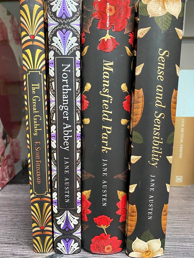 Jane Austen, looking fabulous as ever! These stunning editions would make even Mr. Darcy swoon with literary desire.