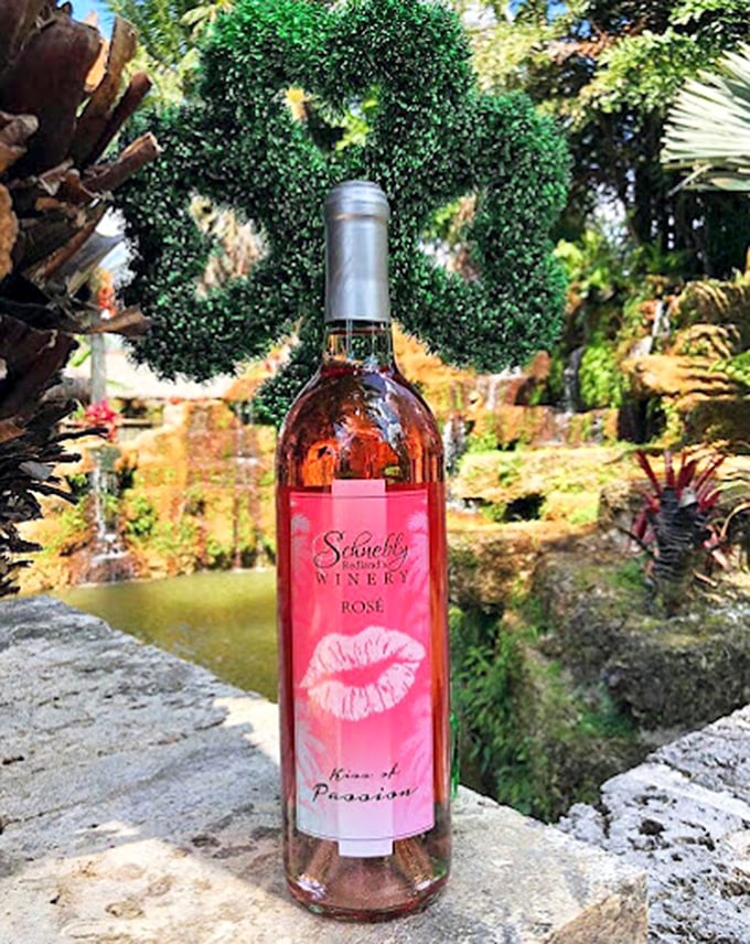 Pucker up, buttercup! This "Kiss of Passion" ros&eacute; promises a lip-smacking good time with a view to match.