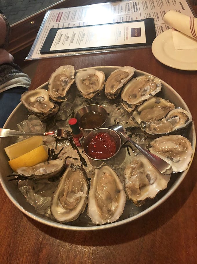 Shuck yeah! These oysters are so fresh, you'll swear you can hear the ocean. Neptune himself would be jealous of this platter.