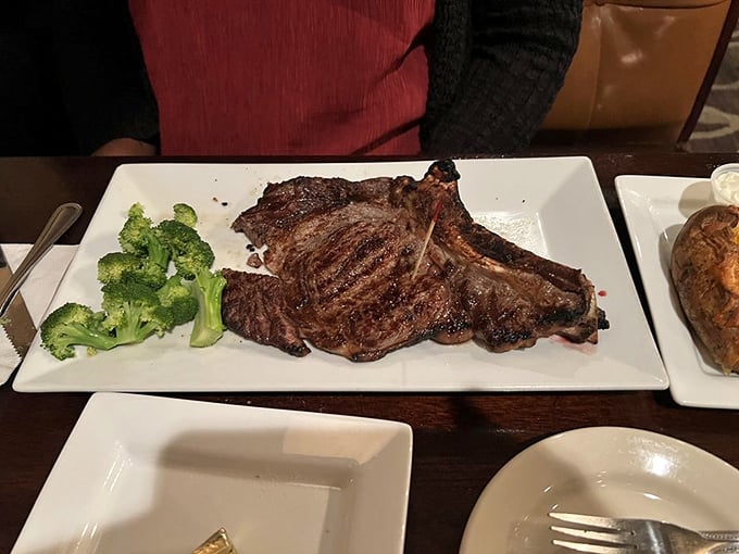 This ribeye is so perfectly marbled, it could hang in the Louvre. Michelangelo's David? More like Michelangelo's Dinner!